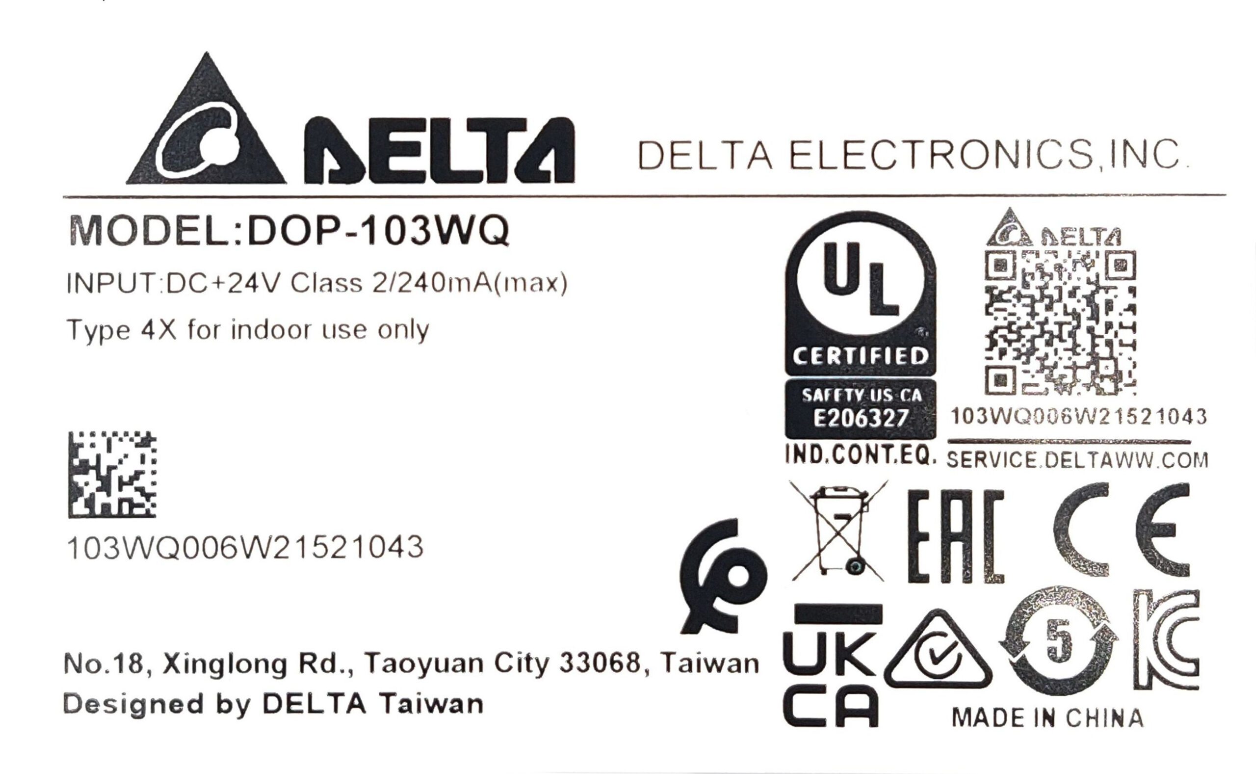 Delta HMI DOP-103WQ-HMI Touch Screen 4.3″ - Intech Delta System