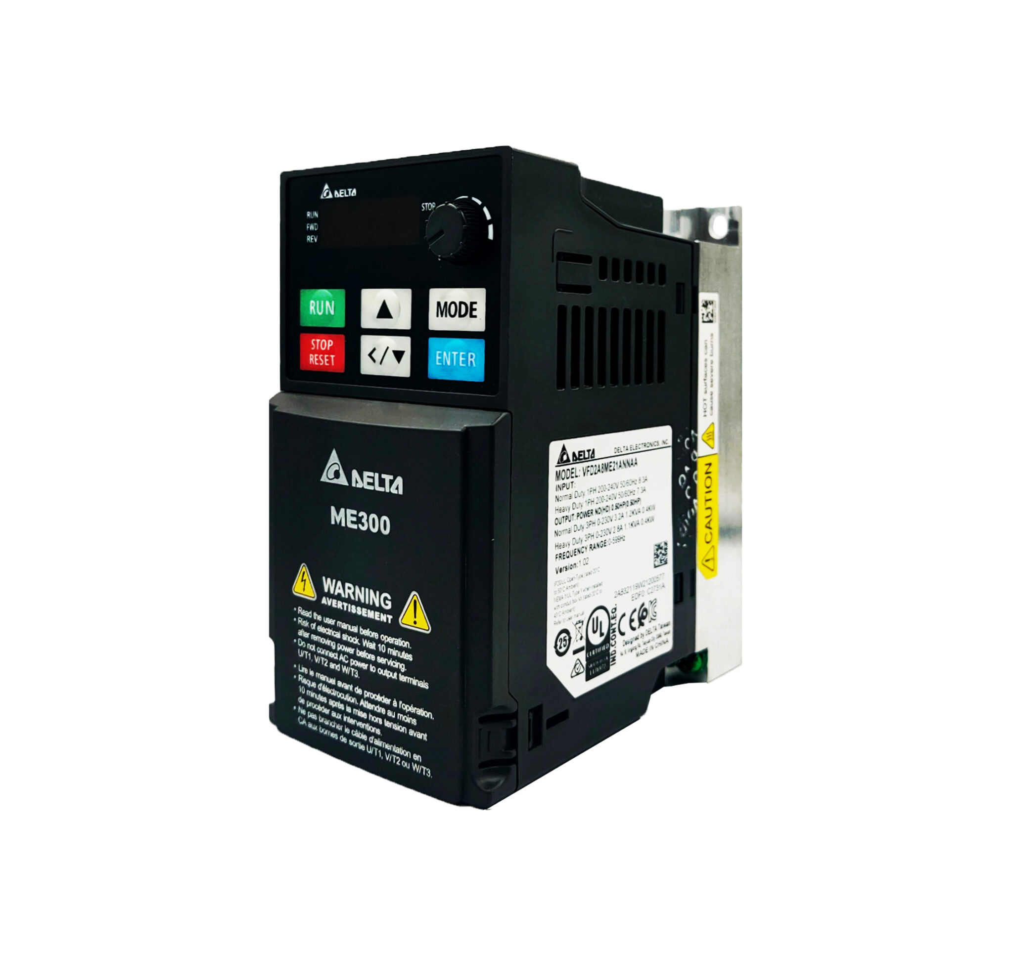 Delta ME300 Series Model : VFD2A8ME21ANNAA - Intech Delta System