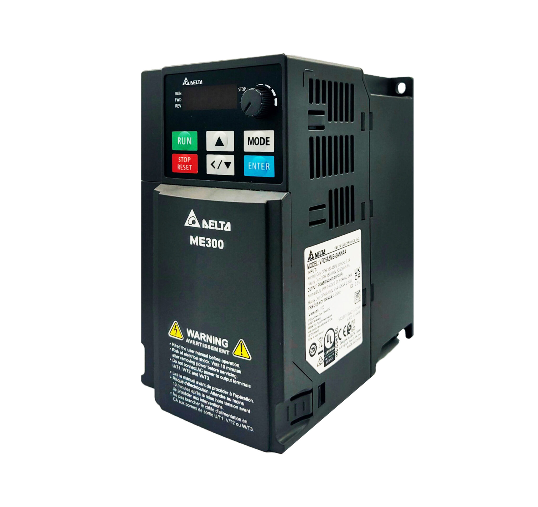 Delta ME300 Series Model : VFD5A5ME43ANNAA - Intech Delta System