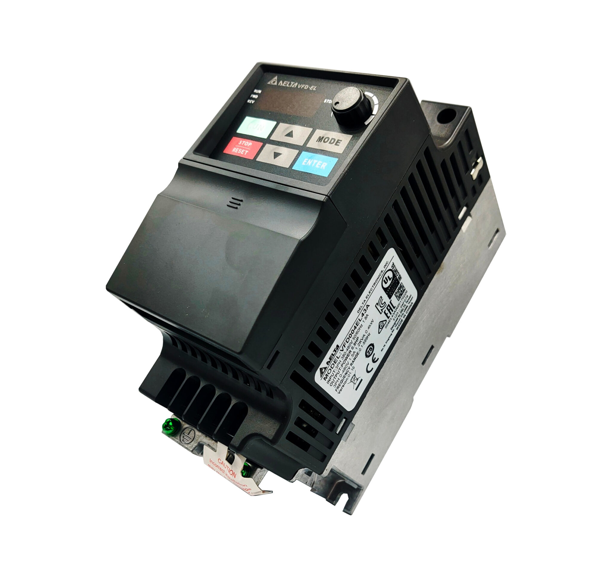 Delta Inverter VFD-EL Series. Model : VFD002EL21A - Intech Delta System